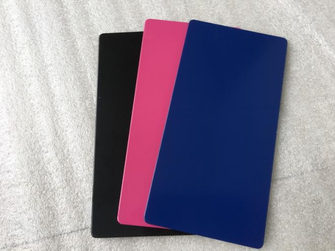 Pink / Black Exterior Insulated Wall Cladding Panels High Intensity 5mm ...