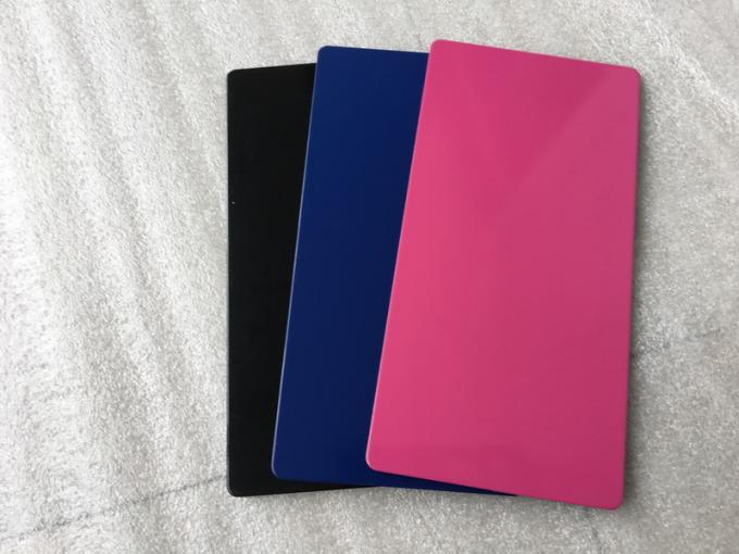 Pink / Black Exterior Insulated Wall Cladding Panels High Intensity 5mm ...