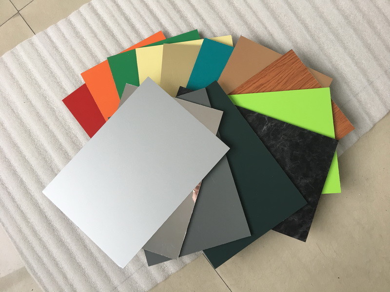 High Intensity Polyester Aluminium Composite Panel , Aluminum Wall ...