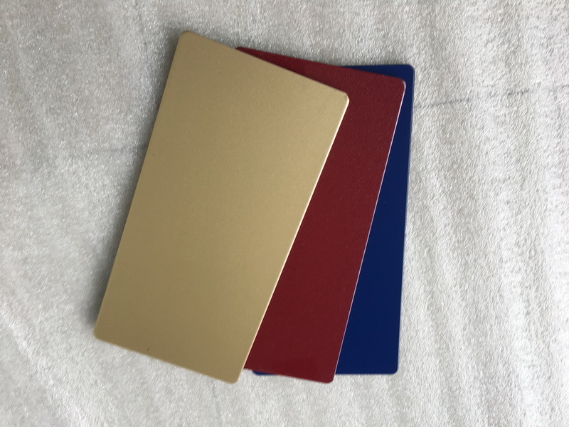 Champagne Silver Aluminium Composite Sheet , ACP Sheet Cladding For ...