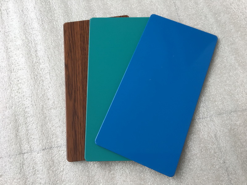 Blue Aluminum Sign Panels Weather Resistance , Outdoor Sign Board Material