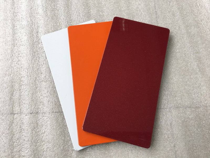 Pink Aluminum Composite Sign Material / ACP Sign Board With Smooth Surface